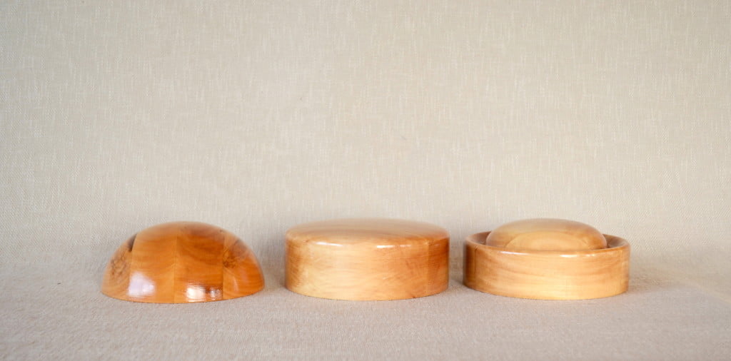 Wooden Crown Hat Block SET 3 – Hat Making Block Set – Easy Hat Blocks