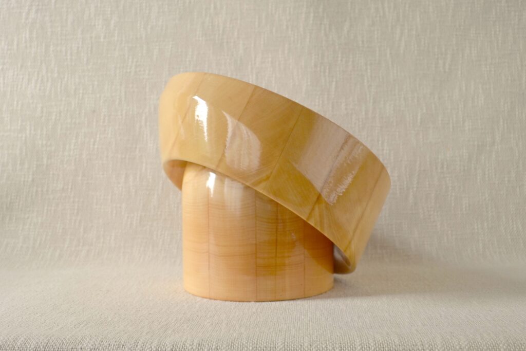 Wooden Brim Block for Hat Making – STYLE 8 – Up-turned Brim Block ...