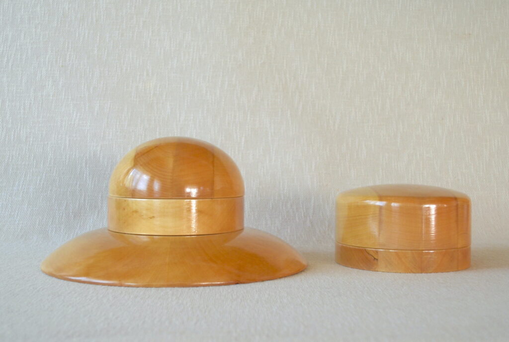 Wooden Hat Block SET 18F – Wide Brim Hat Block Set – Easy Hat Blocks