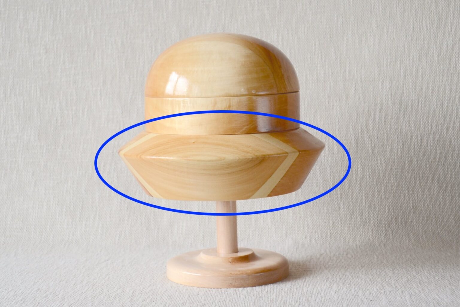 Wooden Cloche Brim Block for Hat Making – STYLE 2 – RFS – Easy Hat Blocks