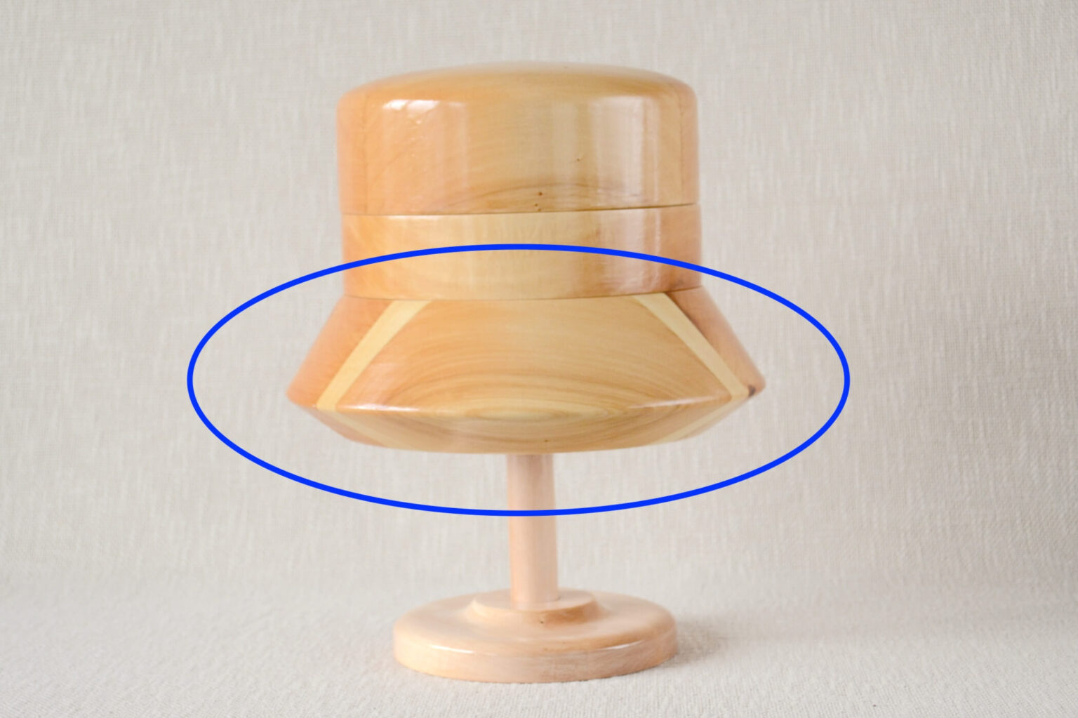 Wooden Cloche Brim Block for Hat Making – STYLE 2 – RFS – Easy Hat Blocks